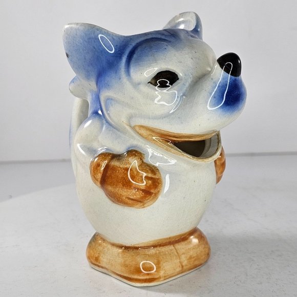 Leeds Pottery | Dining | Vintage Mickey Mouse Creamer Pitcher Blue ...